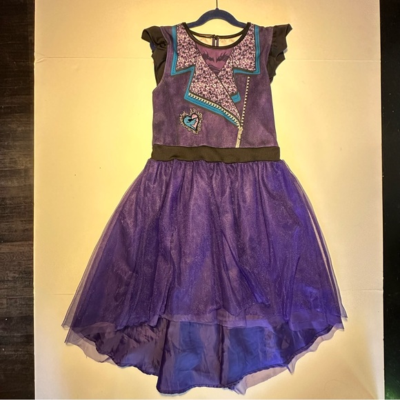 Disney | Dresses | Disney Descendants 3 Mal Dress With Tulle Skirt Size ...